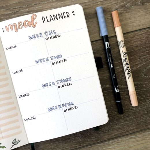 November 2019 | Bullet Journal Set-Up - Rae's Daily Page