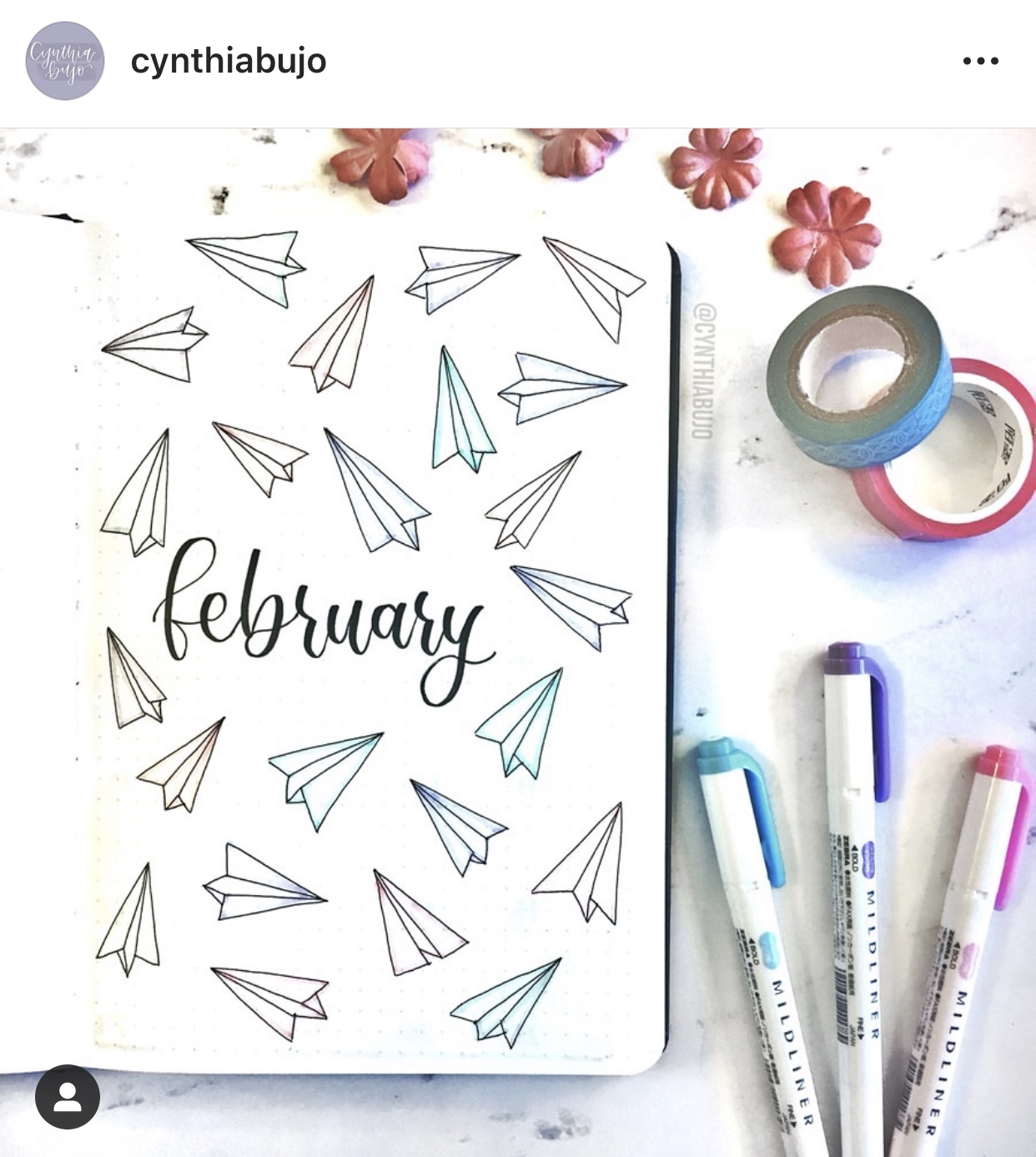 February Bullet Journal Inspiration - Rae's Daily Page