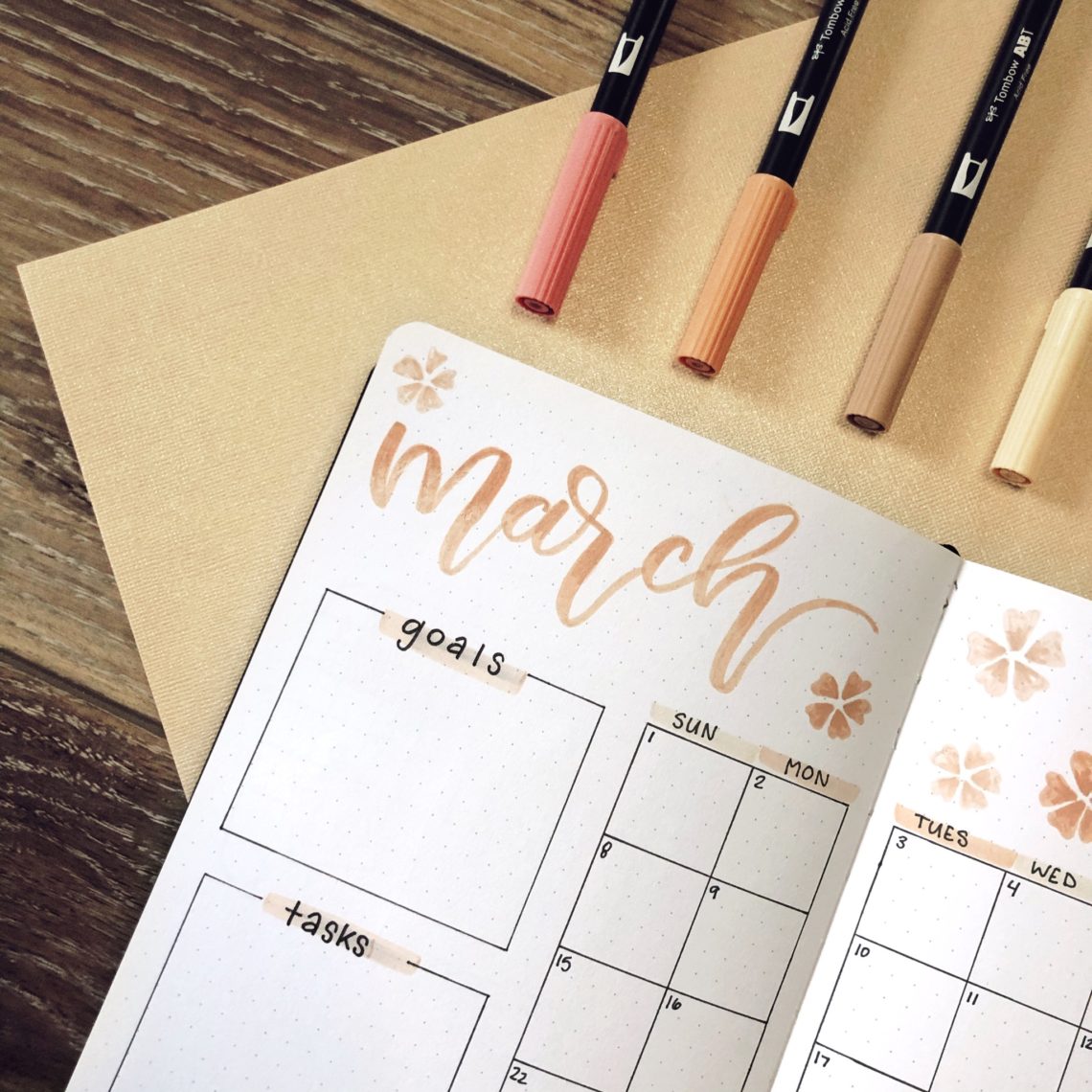 March Bullet Journal 2020 - Rae's Daily Page