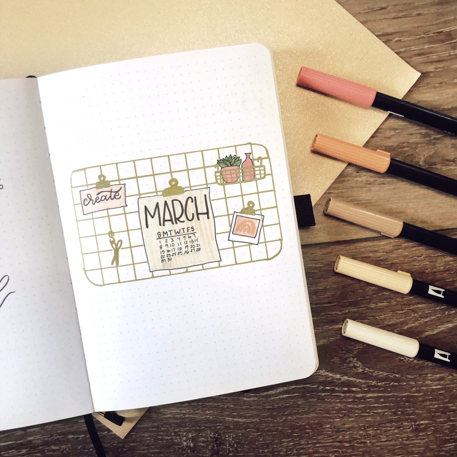 March Bullet Journal 2020 - Rae's Daily Page