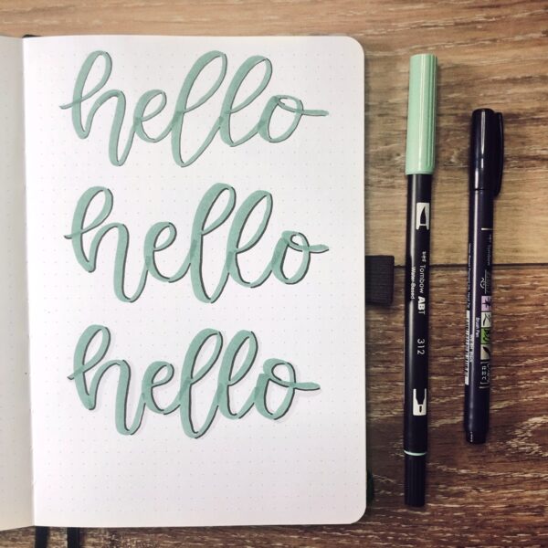 How to Add Shadows to Lettering - Rae's Daily Page