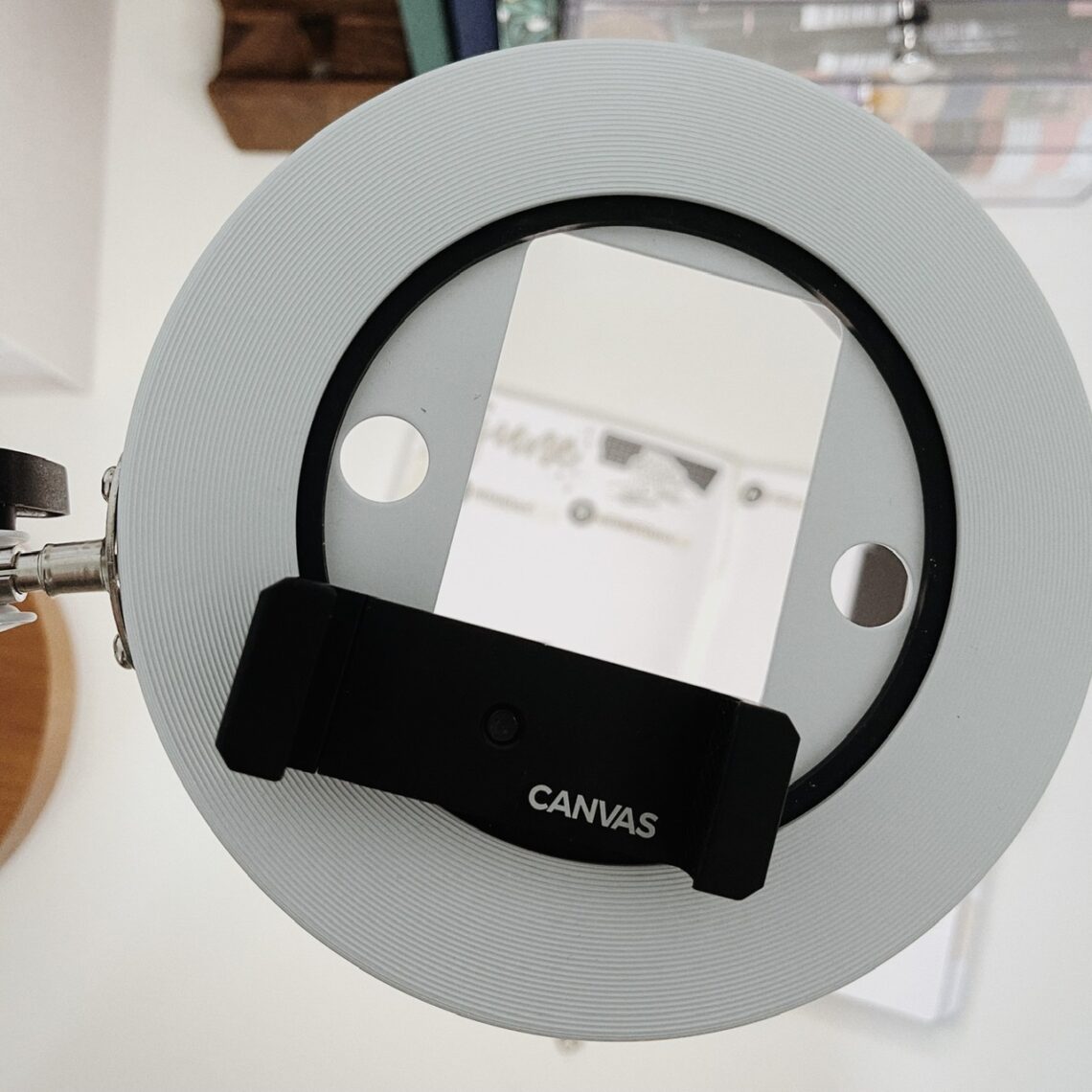 How to Film Overhead Videos With Your Phone | Canvas Lamp Review - Rae ...